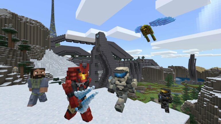 Minecraft - De nouveaux skins pour célébrer la campagne d'Halo Infinite